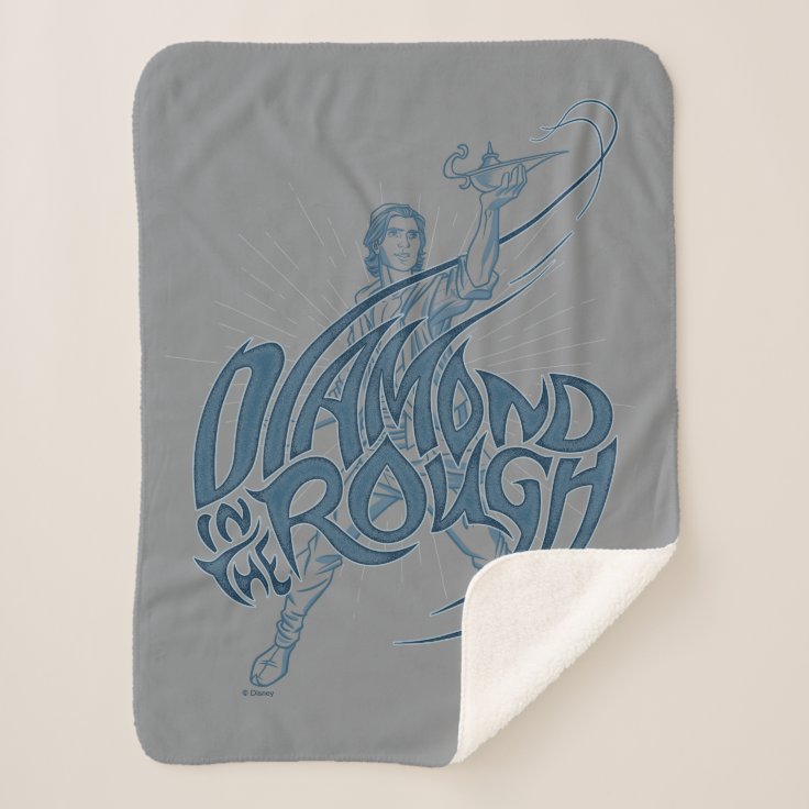 Aladdin | Diamond In The Rough Sherpa Blanket | Zazzle