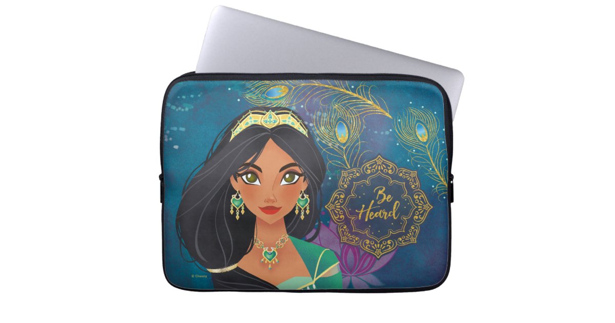 Aladdin | Jasmine "Be Heard" Laptop Sleeve | Zazzle