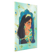 Aladdin | Jasmine Side Profile Graphic Canvas Print | Zazzle