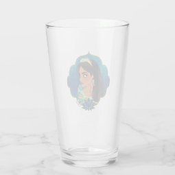 Aladdin | Jasmine Side Profile Graphic Glass | Zazzle