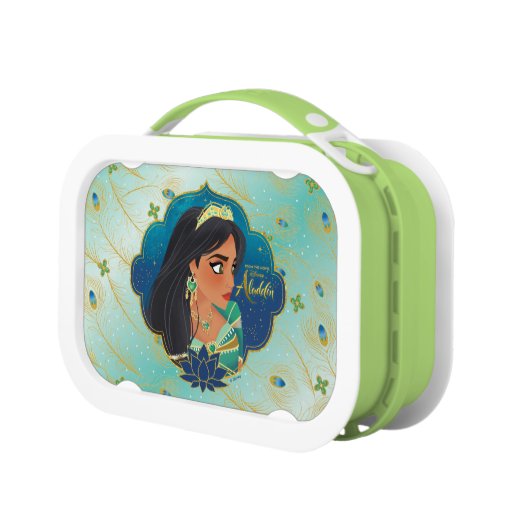 Aladdin | Jasmine Side Profile Graphic Lunch Box | Zazzle
