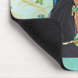 Aladdin | Jasmine Side Profile Graphic Mouse Pad | Zazzle