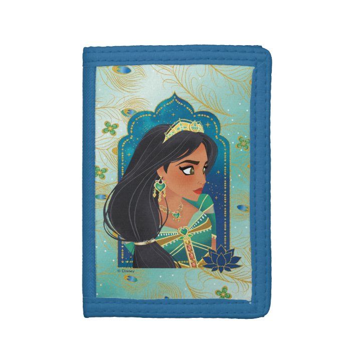 Aladdin | Jasmine Side Profile Graphic Trifold Wallet | Zazzle.com