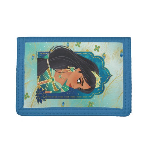 Aladdin | Jasmine Side Profile Graphic Trifold Wallet | Zazzle