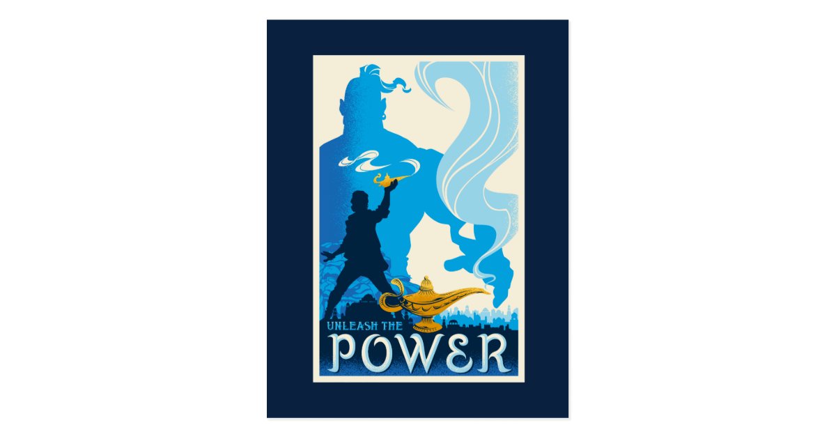 Aladdin | Unleash The Power Postcard | Zazzle.com