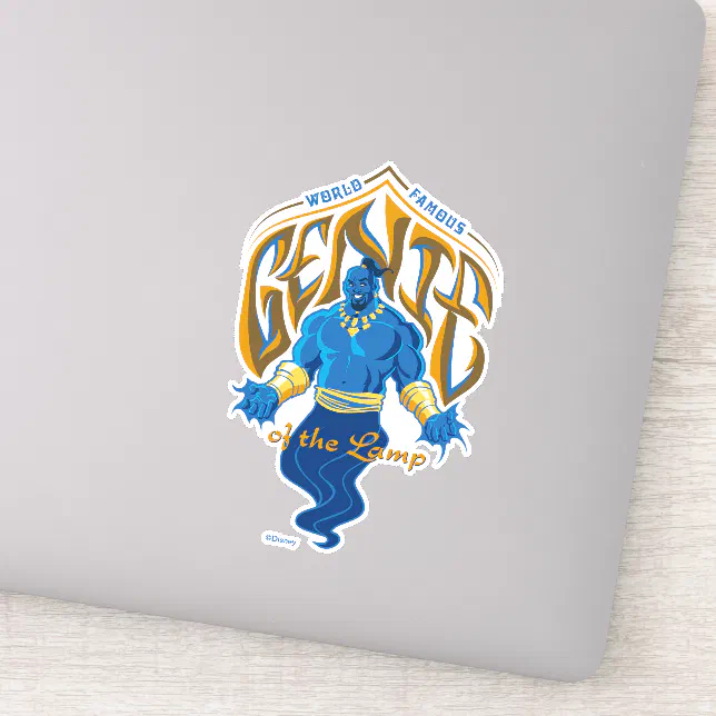 Aladdin | World Famous Genie of the Lamp Sticker | Zazzle