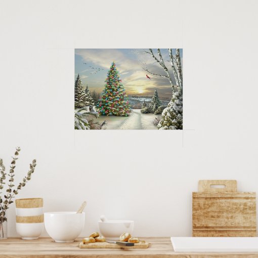 Alan Giana "Christmas Morning" Poster | Zazzle