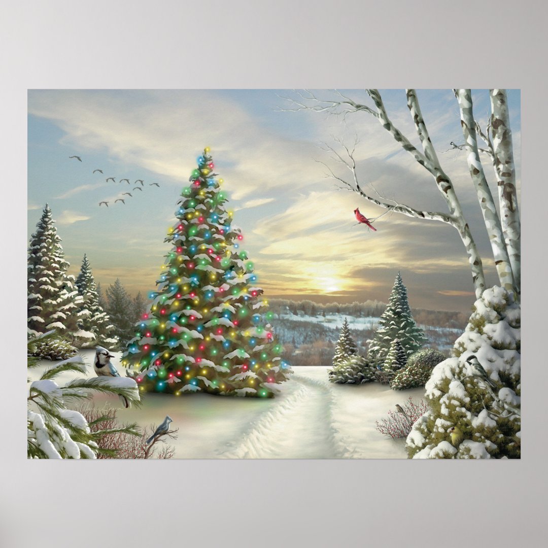 Alan Giana "Christmas Morning" Poster | Zazzle