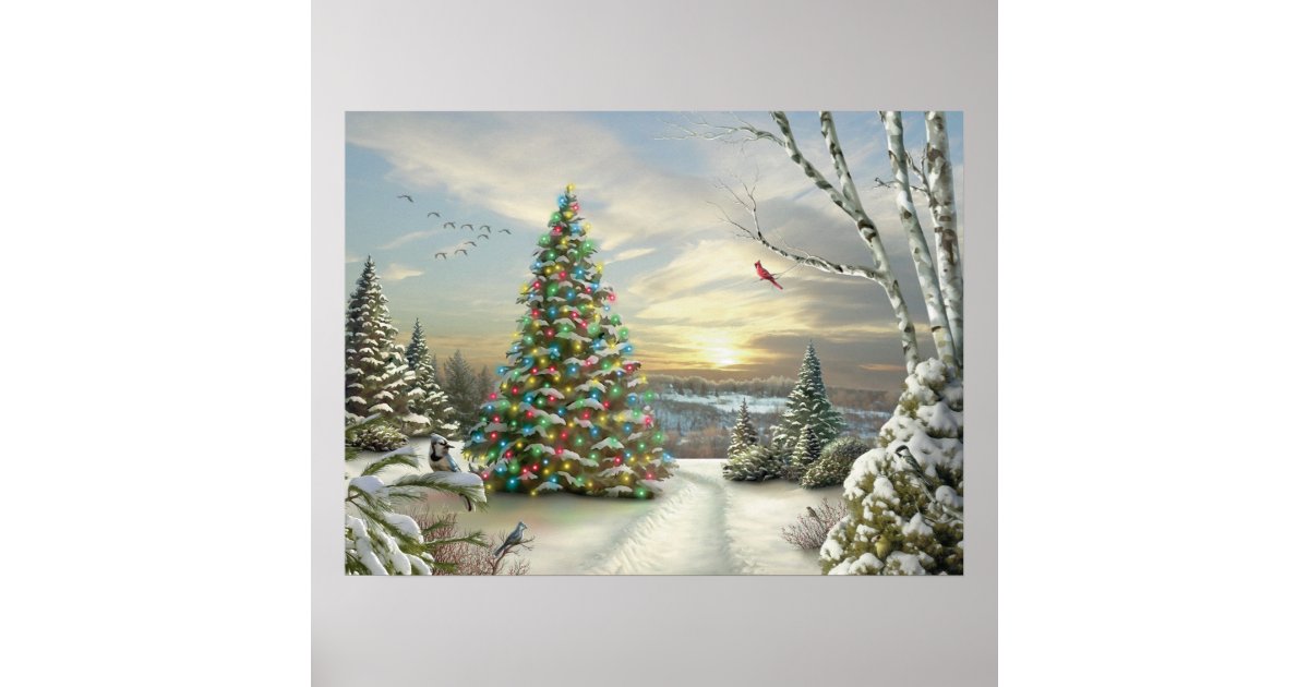 Alan Giana "Christmas Morning" Poster | Zazzle
