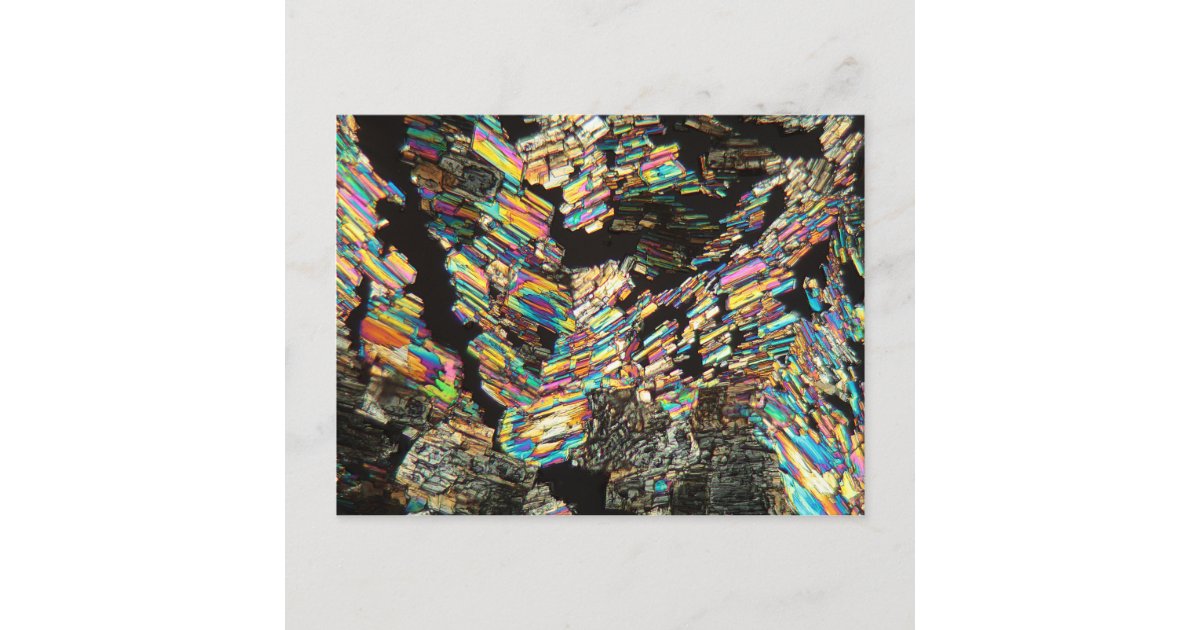 Alanine Amino Acid under the Microscope Postcard | Zazzle