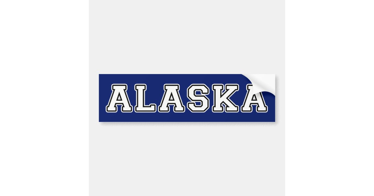 Alaska Bumper Sticker | Zazzle