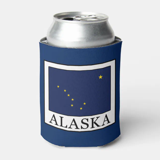 Alaska Can Cooler | Zazzle