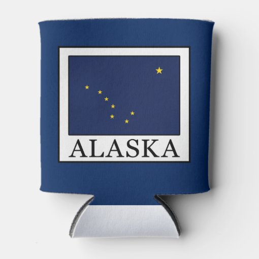 Alaska Can Cooler | Zazzle
