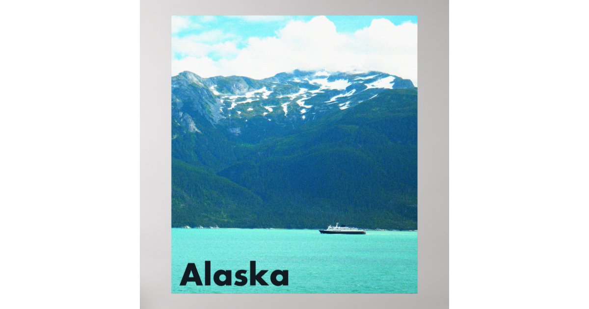 Alaska Ferry Poster | Zazzle