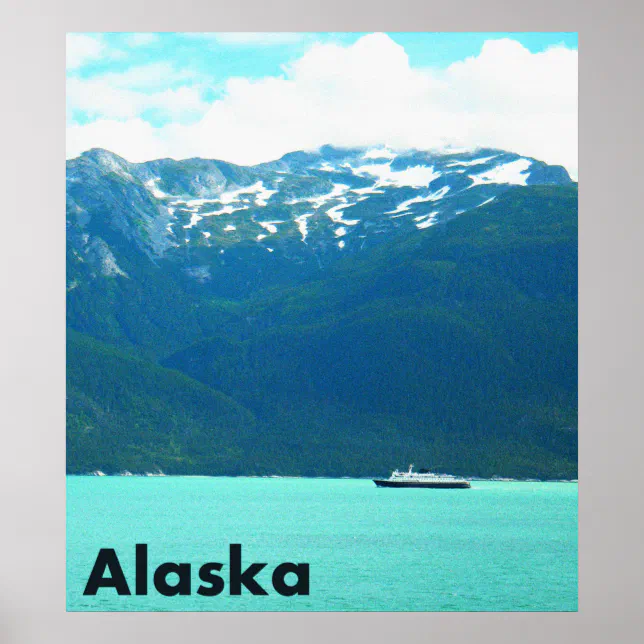 Alaska Ferry Poster | Zazzle