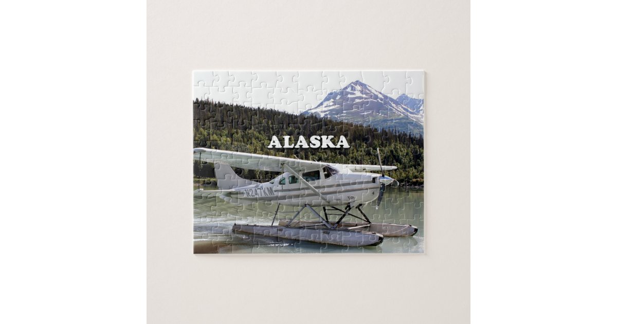 Alaska: Float plane, Trail Lake 3 Jigsaw Puzzle | Zazzle