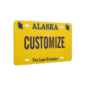 Alaska License Plate Custom | Zazzle