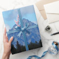 Alaska Mountain Range Photo Wrapping Paper | Zazzle