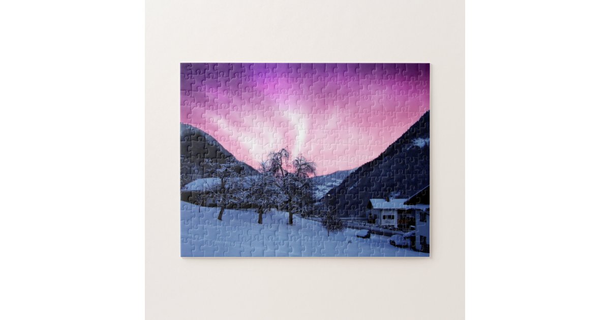 ALASKA NORTHERN LIGHTS PUZZLE | Zazzle
