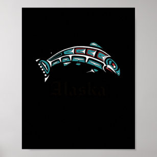 Northwest Native American Art Salmon