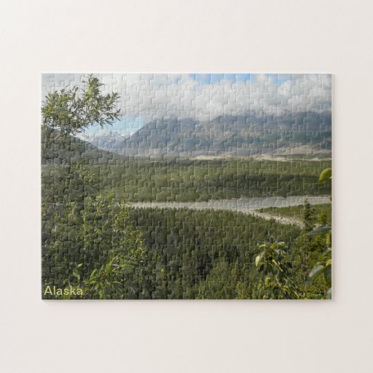 Alaska Scenic View Jigsaw Puzzle | Zazzle.com