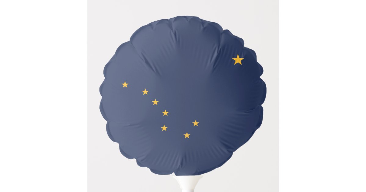 Alaska State Flag Balloon | Zazzle