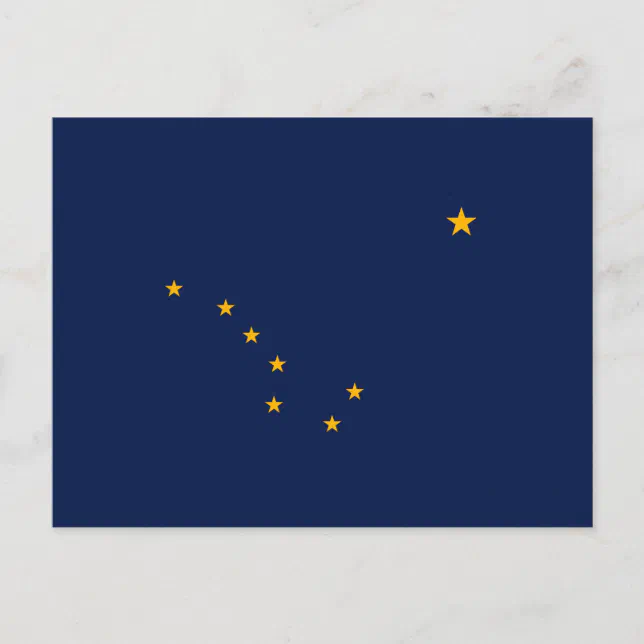 Alaska State Flag Design Postcard | Zazzle