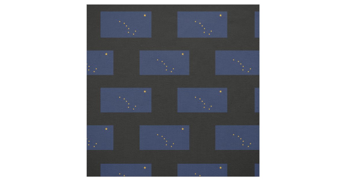 Alaska State Flag Fabric | Zazzle