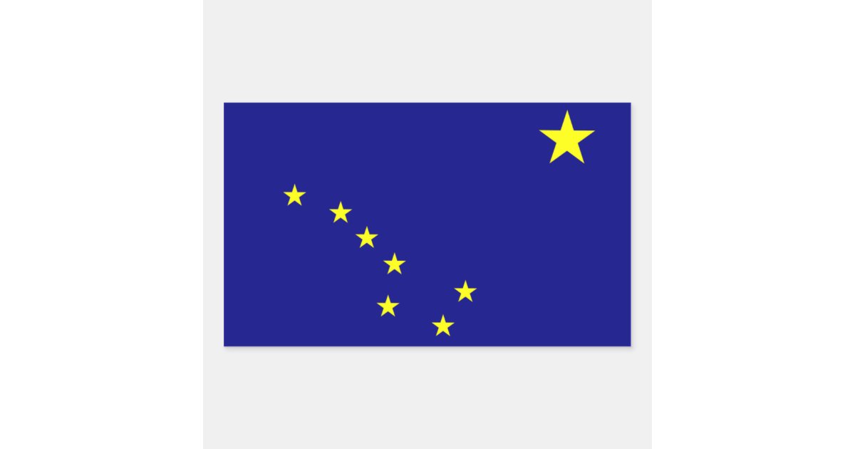 "Alaska State Flag" Stickers | Zazzle