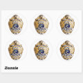 Alaska State Trooper Classic Round Sticker | Zazzle