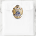 Alaska State Trooper Classic Round Sticker | Zazzle