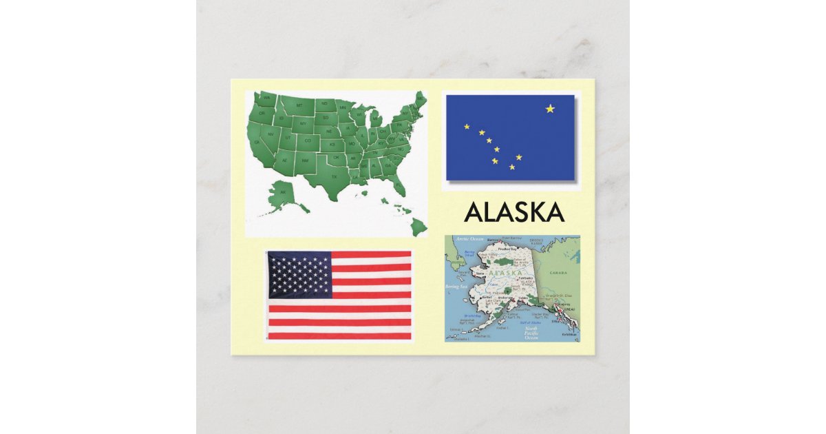 Alaska, USA Postcard | Zazzle