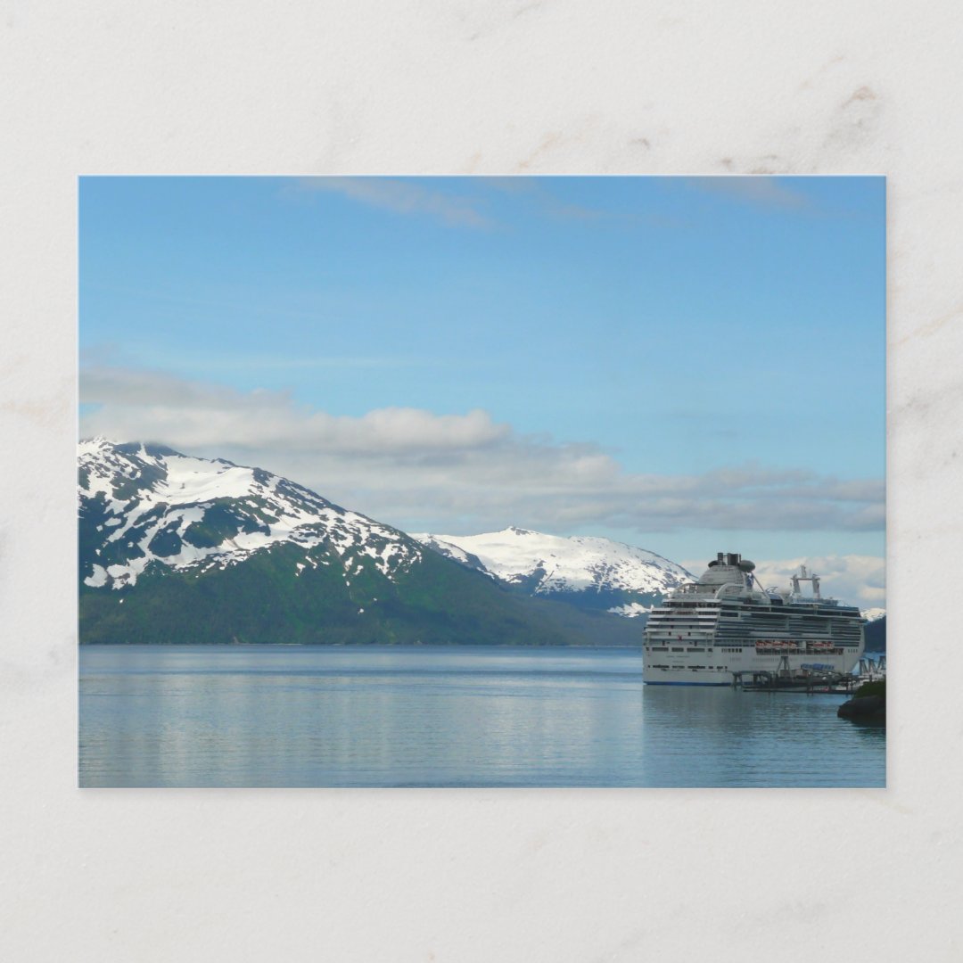 Alaskan Cruise Vacation Travel Photography Postcard | Zazzle