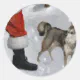 Alaskan Klee Kai Christmas Gifts Classic Round Sticker | Zazzle