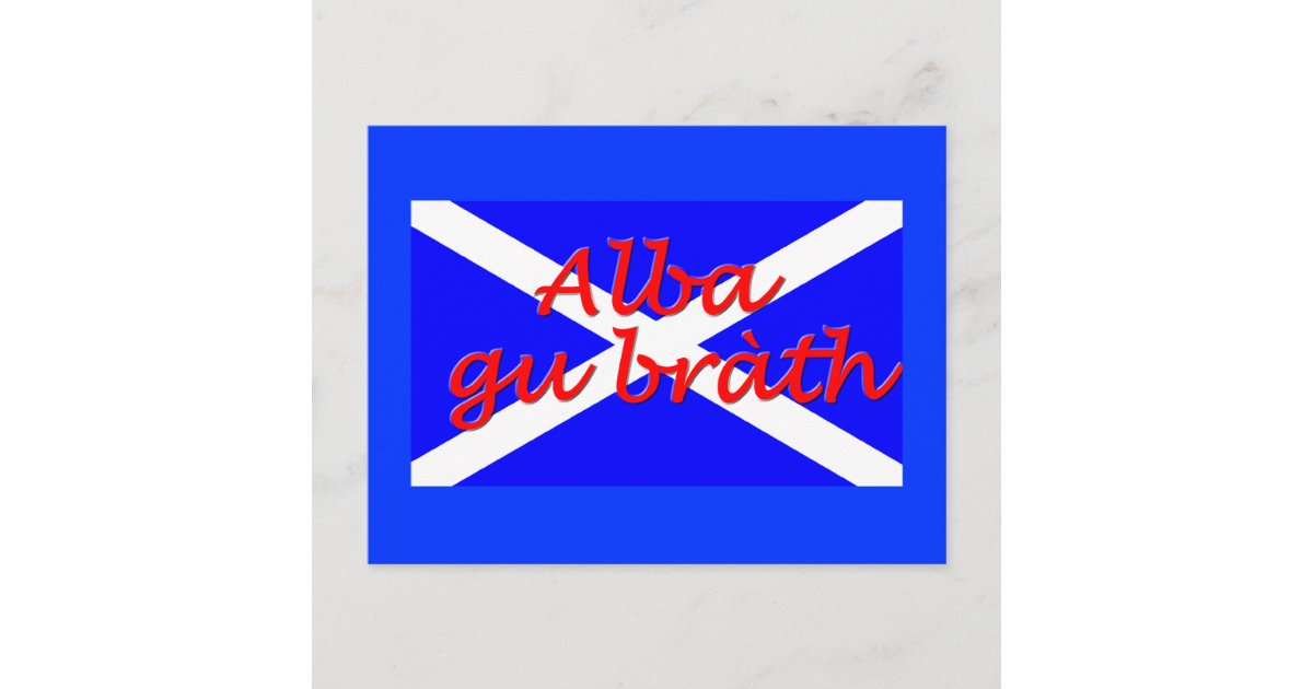 "Alba gu brath" Postcard | Zazzle
