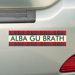 Alba Gu Brath Scotland Forever Bumper Sticker | Zazzle