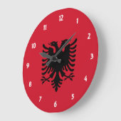 albania large clock | Zazzle