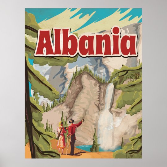 Albania Vintage Travel Poster | Zazzle.com