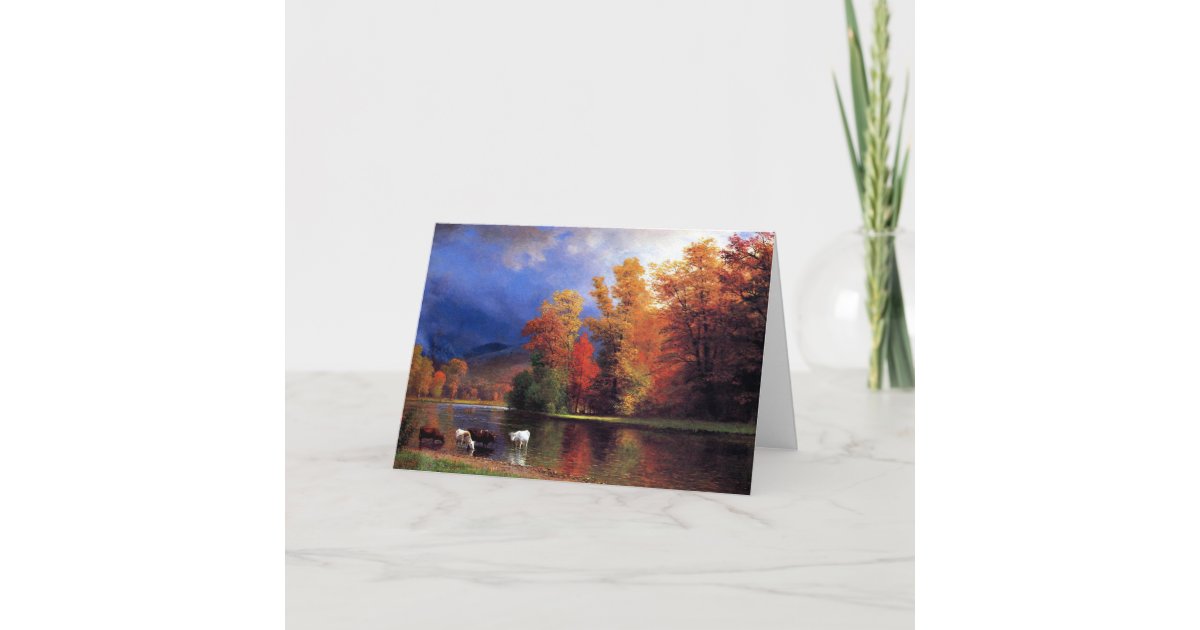 Albert Bierstadt - On the Saco Card | Zazzle