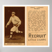 Albert Chief Bender Baseball 1912 Poster | Zazzle