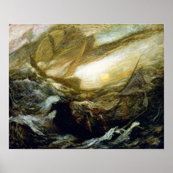 Albert Pinkham Ryder Flying Dutchman Poster | Zazzle