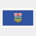Alberta Flags Graphic Rectangular Sticker | Zazzle