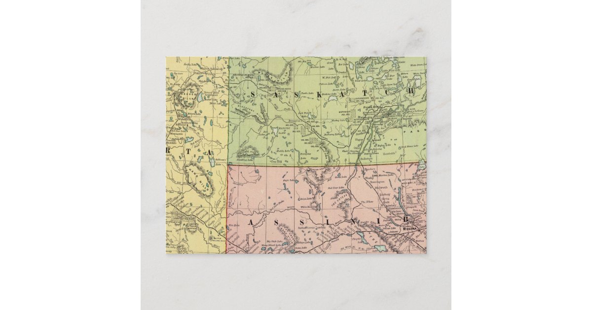 Alberta, Saskatchewan Postcard | Zazzle