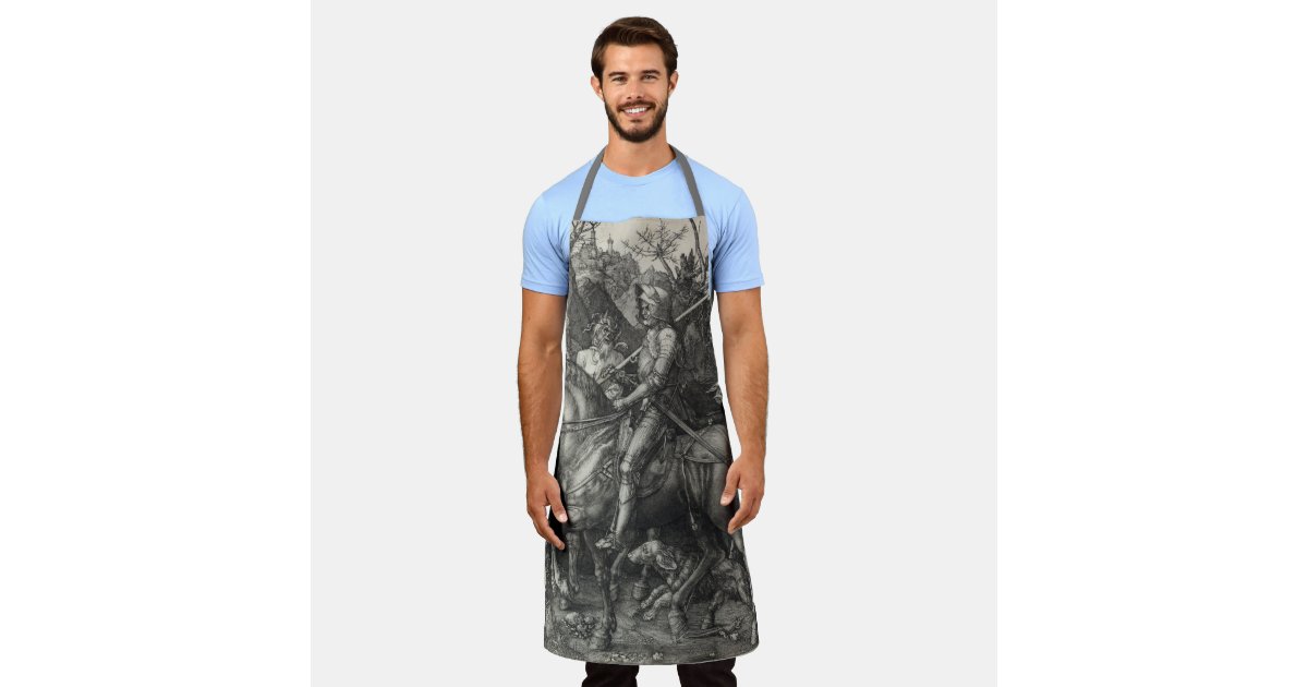 Albrecht Durer - Knight, Death And Devil Apron | Zazzle