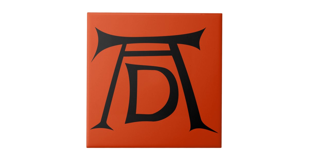 Albrecht Durer Signature Monogram Tile | Zazzle