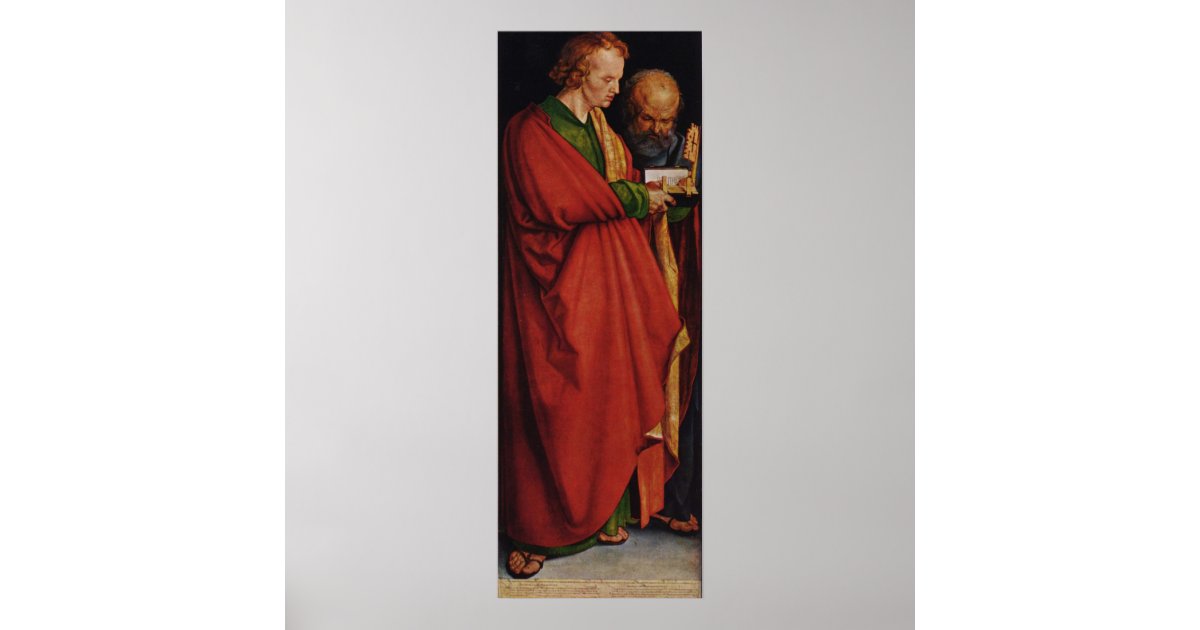 Albrecht Durer The Four Apostles Left Panel Poster | Zazzle