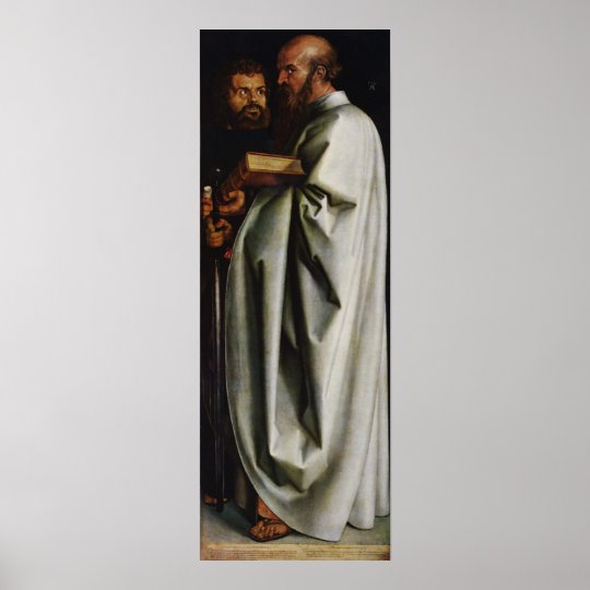 Albrecht Durer The Four Apostles Right Panel Poster | Zazzle.com