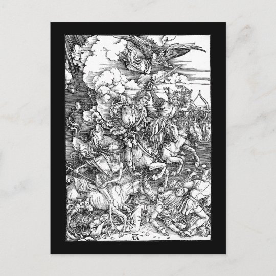 Albrecht Durer The Four Horsemen of the Apocalypse Postcard | Zazzle.com