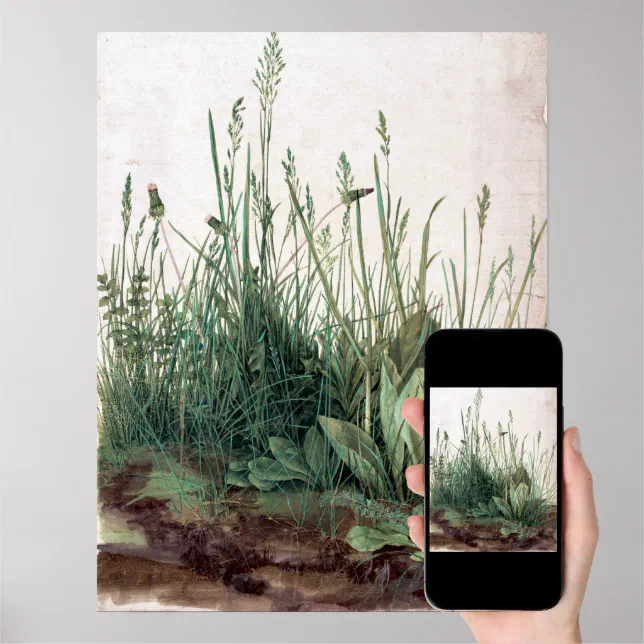 Albrecht Dürer The Large Piece of Turf Poster | Zazzle