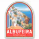 Albufeira Portugal Travel Art Vintage Sticker | Zazzle